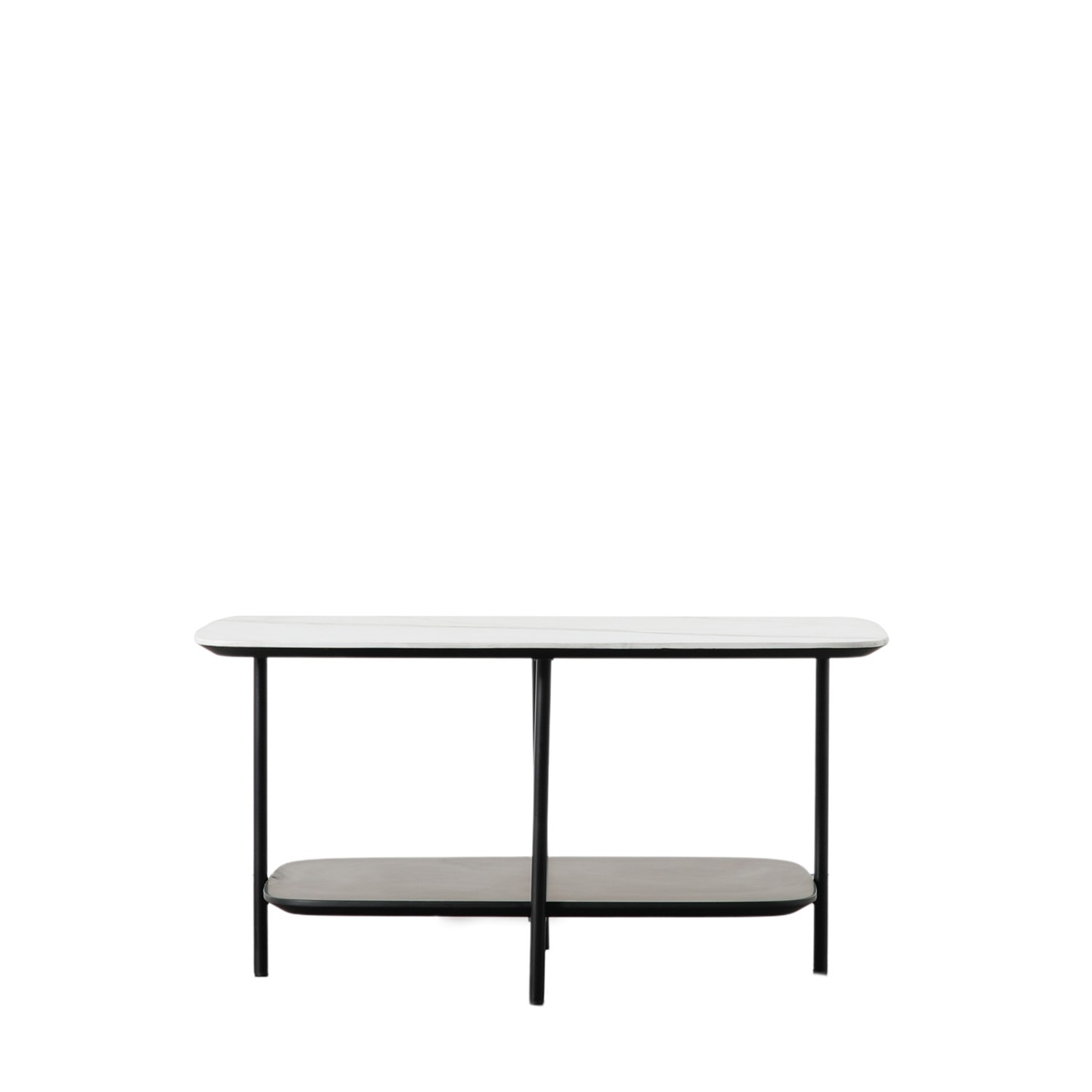 Ludworth Coffee Table White Marble Small- Caspian House - Furniture123