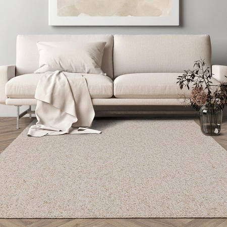 Large Bobble Beige Rug - 290 x 200 cm - Boden - Furniture123