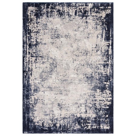 Distressed Navy Rug - 230 x 160 cm - Border - Kuza - Furniture123