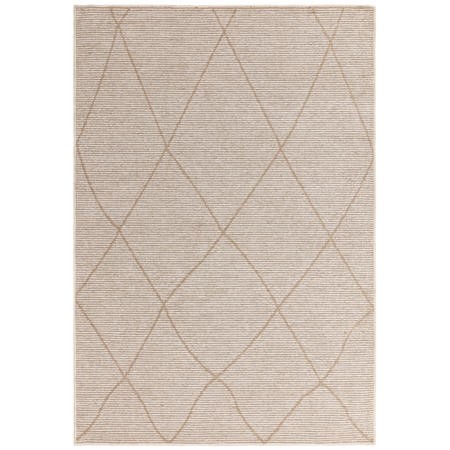 Cream Geometric Rug - 200x290cm - Mulberry - Furniture123