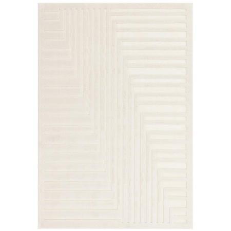 Geometric Ivory Rug - 170 x 120 cm - Connection - Valley - Furniture123