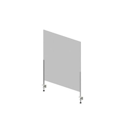 Hygiene Tech Protective Screen Perspex 1Metre High with Desk Clamps ...