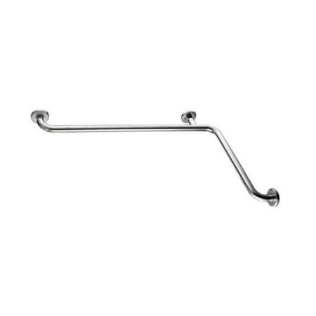 Stainless Steel L Shaped Grab Rail 973mm - Furniture123