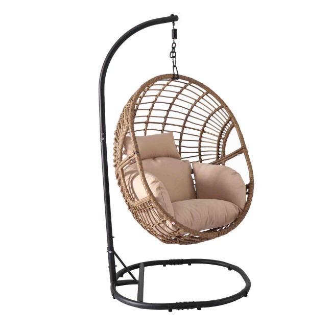 Wicker Garden Egg Swing Chair - Como - Furniture123