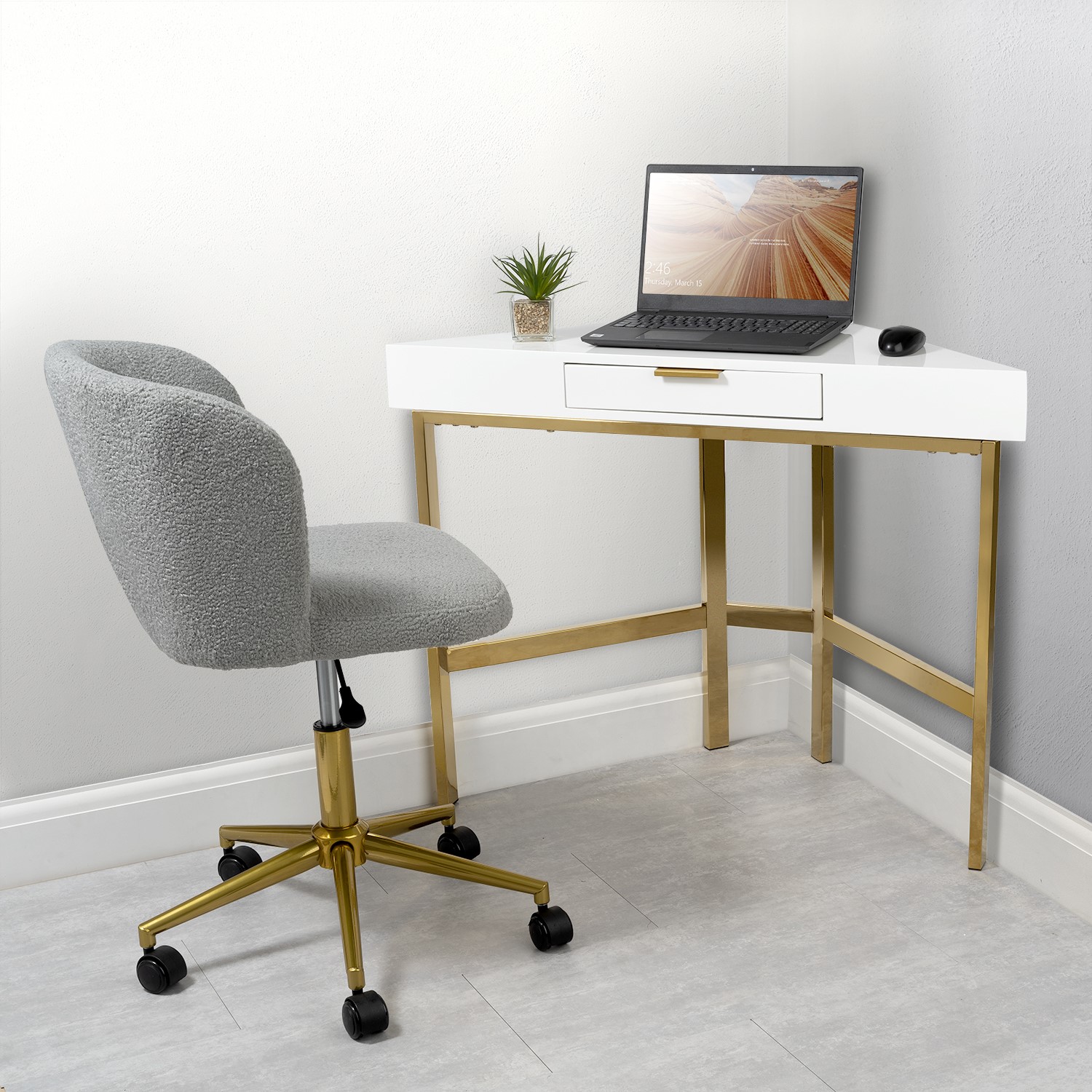 Small corner desks | Computer desks with storage options | Go-furniture ...