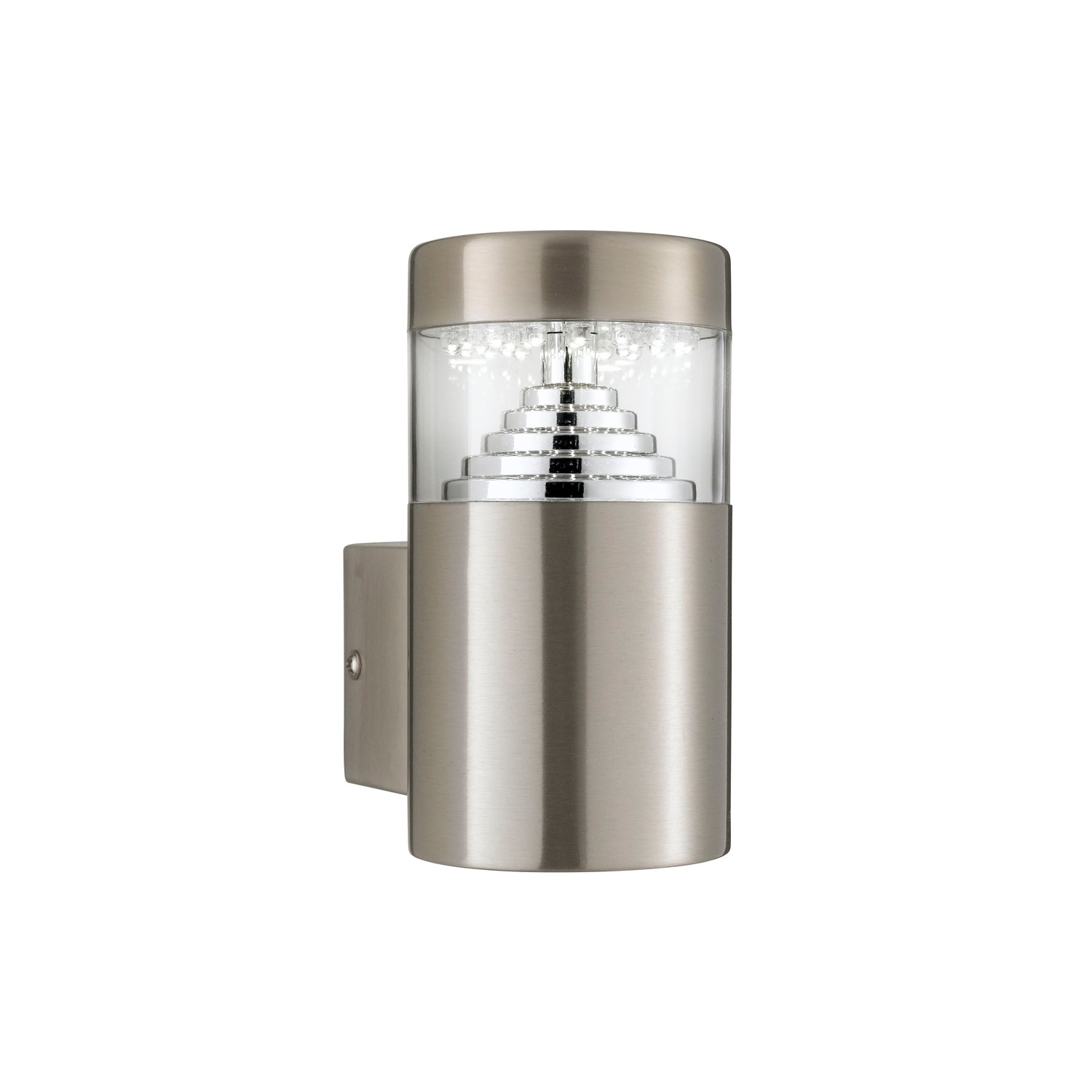 Stainless Steel LED Outdoor Wall lamp - Searchlight Brooklyn - Furniture123