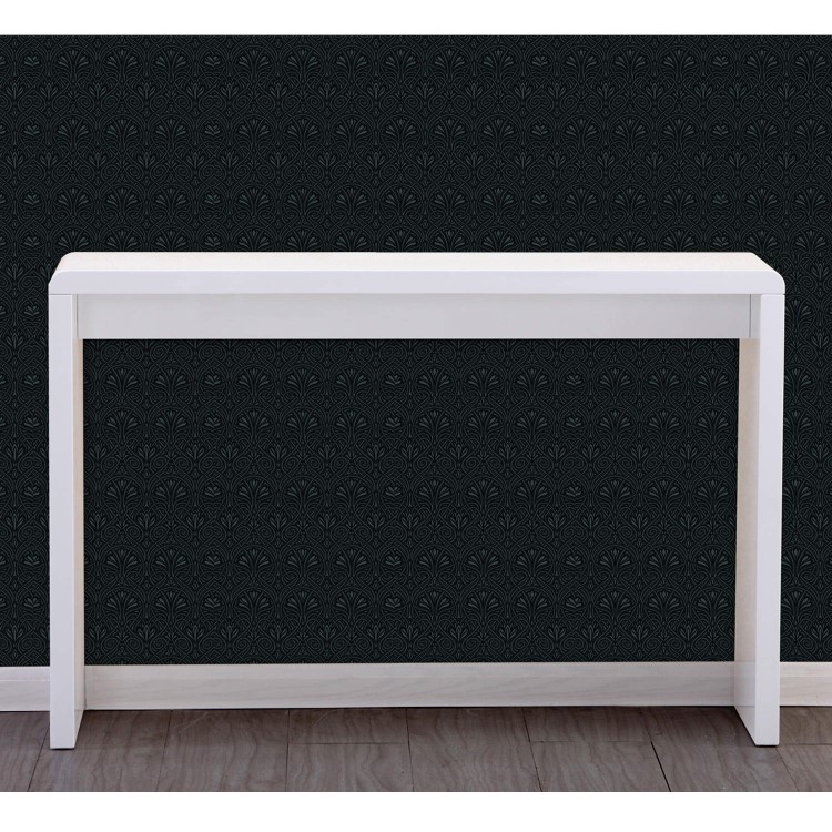 Tiffany White High Gloss Wide Console Table - Furniture123
